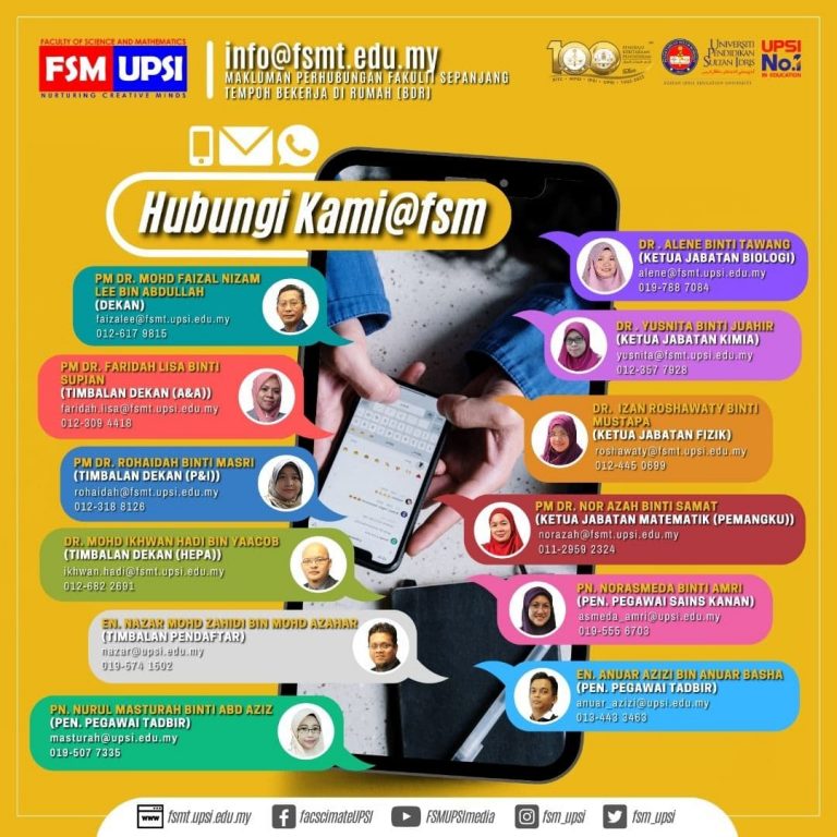 UPSI | FAKULTI SAINS MATEMATIK – UNIVERSITI NO.1 PENDIDIKAN | NO.1 ...